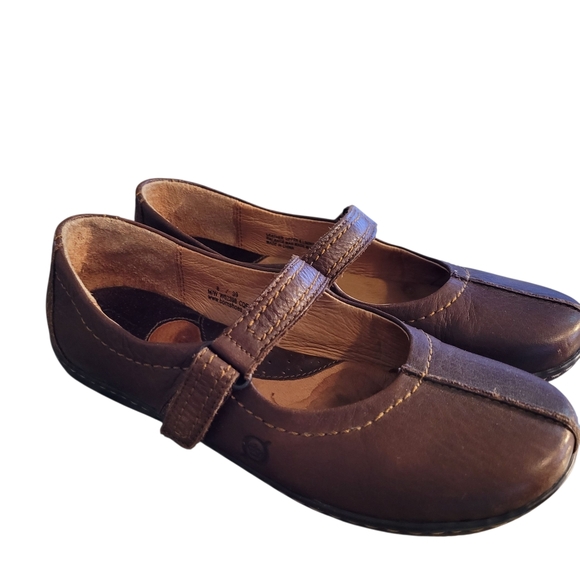 Born | Shoes | Born Brown Leather Mary Jane Shoes 8 G83 | Poshmark